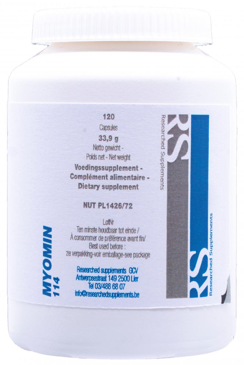 Myomin 120 cápsulas - Suplemento Herbal para el Equilibrio Hormonal ...